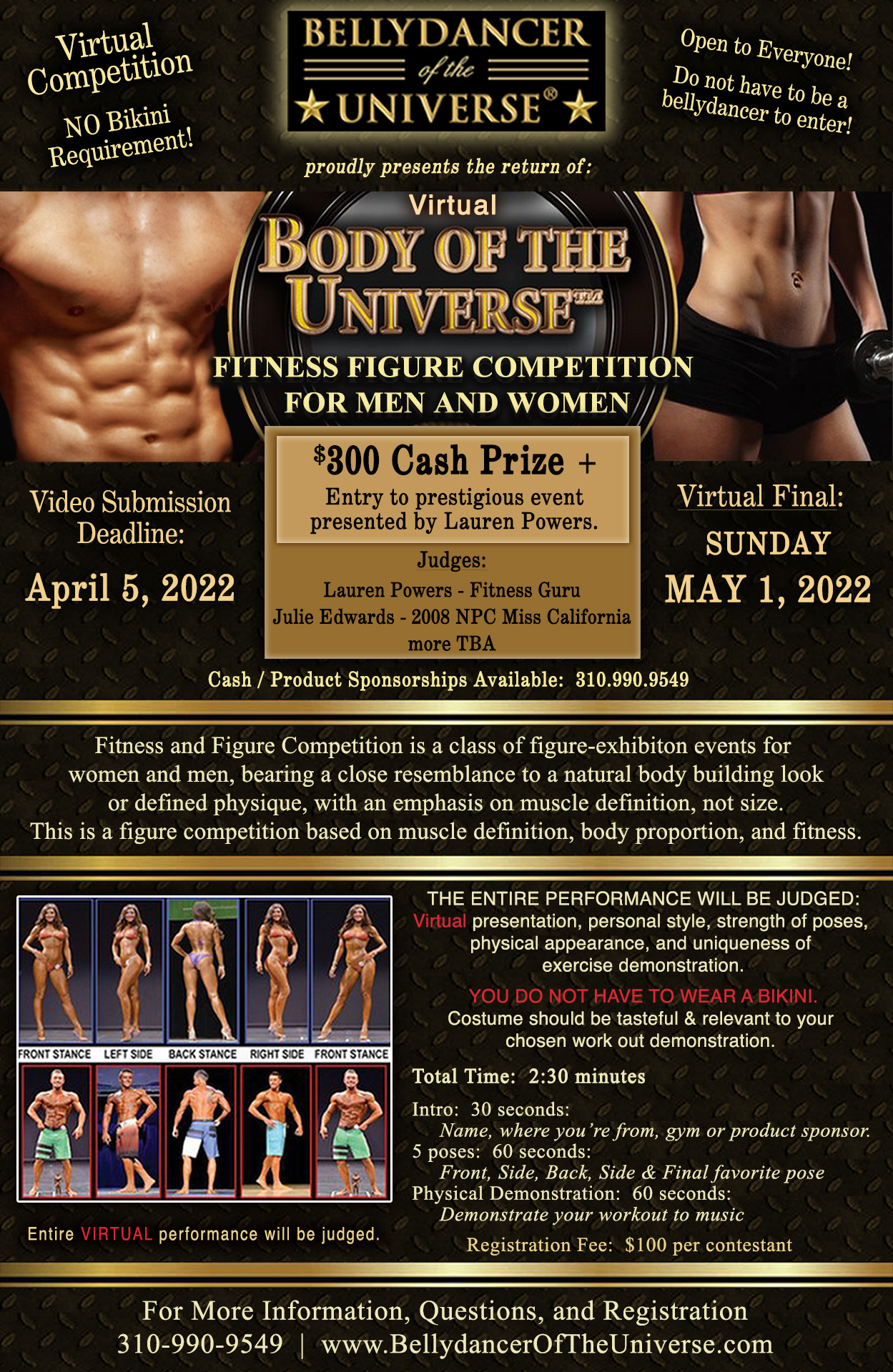Bellydancer of the Universe® Competitions